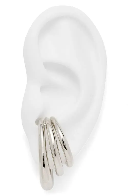 Lady Grey Triple Layer Ear Cuffs - Silver