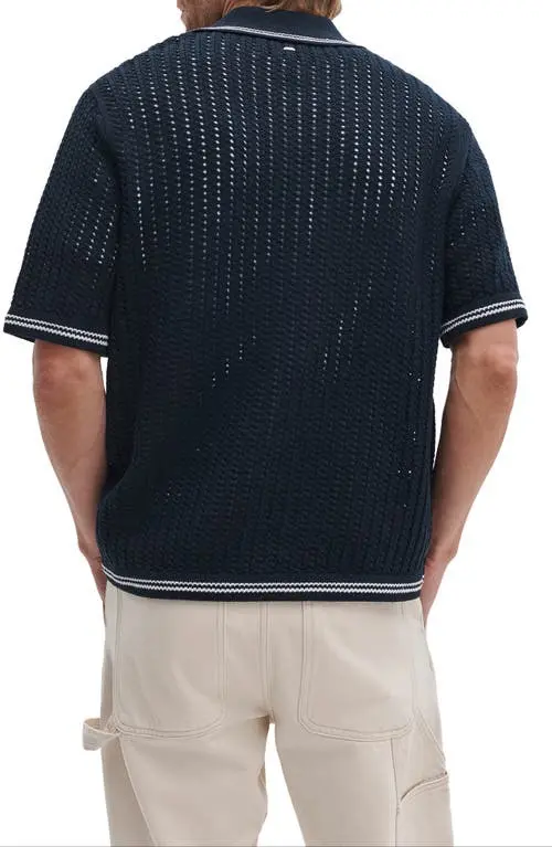 Rag & Bone Open Stitch Johnny Collar Polo - Sal