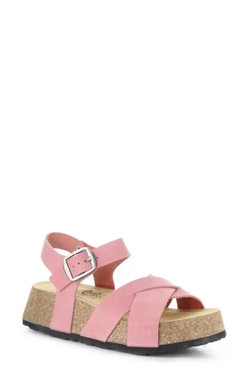 BOS. & CO. Cielo Platform Wedge Sandal - Pink