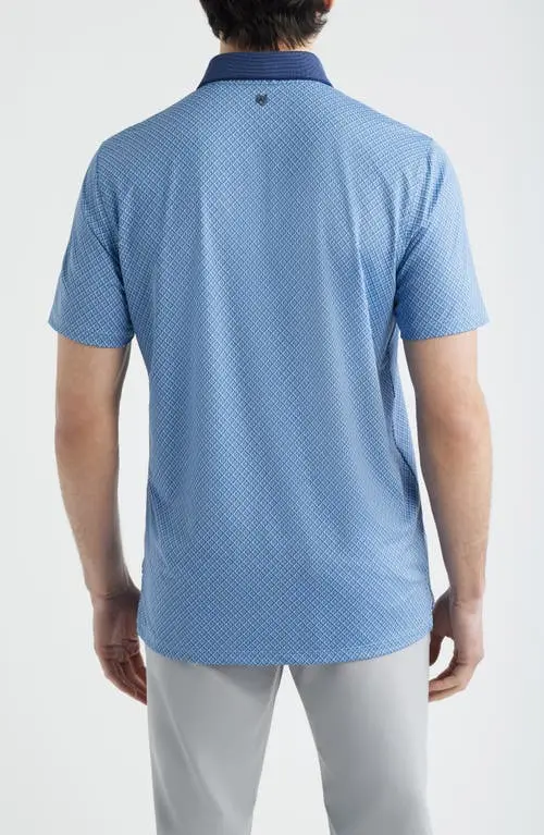 Greyson Shadow Wolf Performance Golf Polo - Falcon