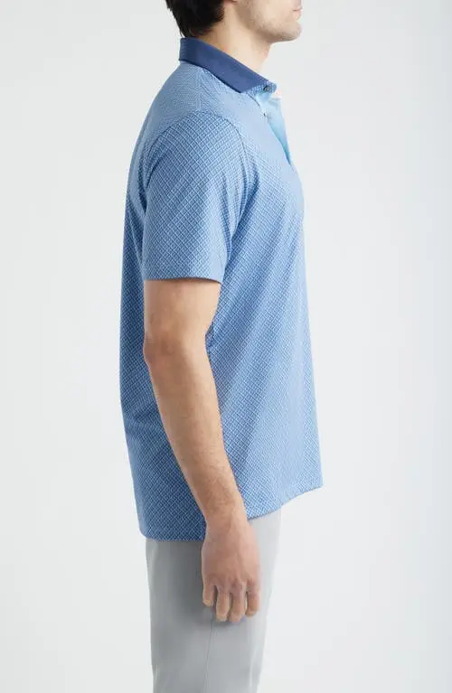 Greyson Shadow Wolf Performance Golf Polo - Falcon