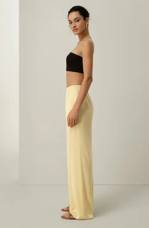 Lilysilk Stretch Silk Georgette Straight Leg Pants