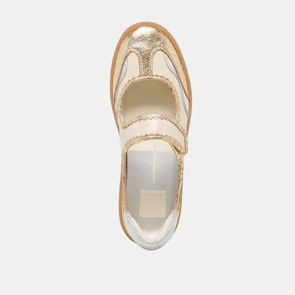 DOLCEVITA Nanet Leather Sneaker - Metallic Multi Leather