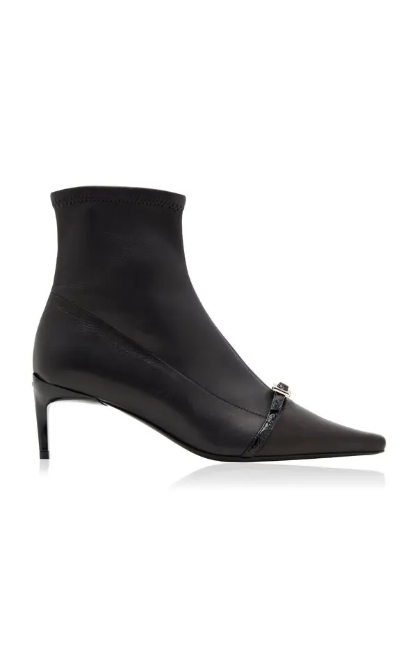 ROGER VIVIER Buckled Ankle Boots - Black