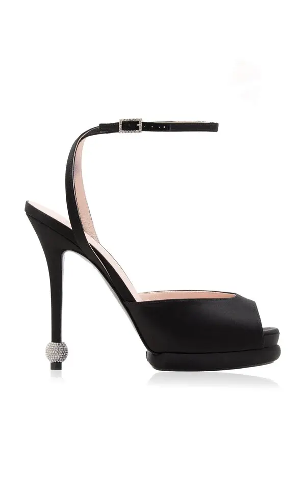 ROGER VIVIER Marlene Jewel-heel Platform Sandals