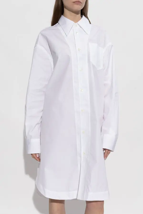 AMI Paris Oversized Shirt Dress