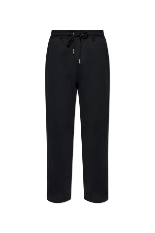 Ami Wide-leg Sweatpants - Black