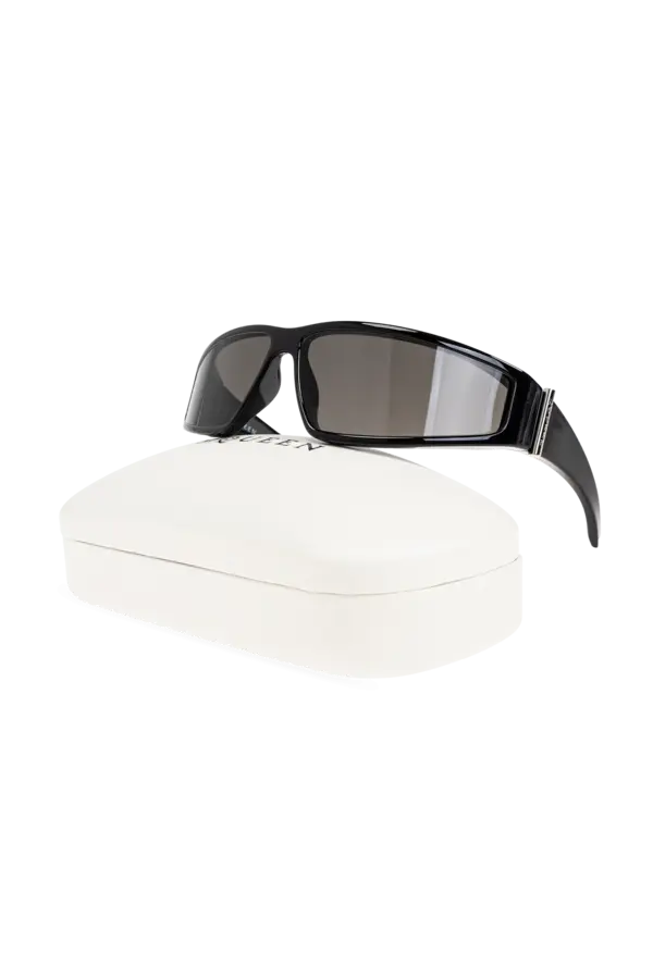 Alexander McQueen Rectangle Sunglasses With Logo