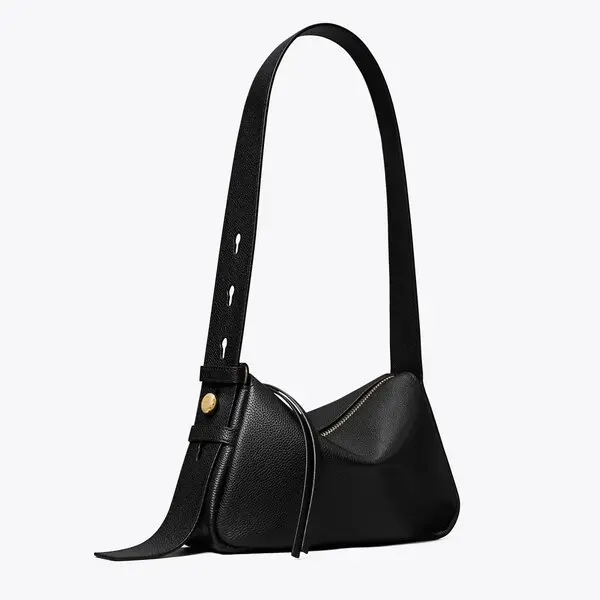 Tory Burch Small Leather Shoulder Bag - Black