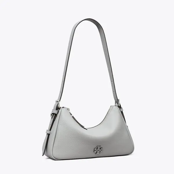 Tory Burch Small Leather Shoulder Bag - Misty Cloud