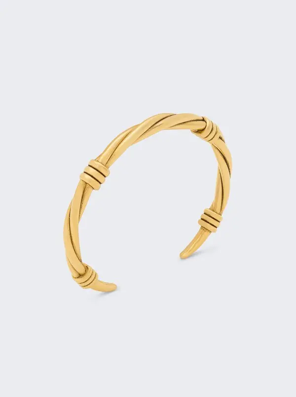 Saint Laurent Twist Cuff Bracelet