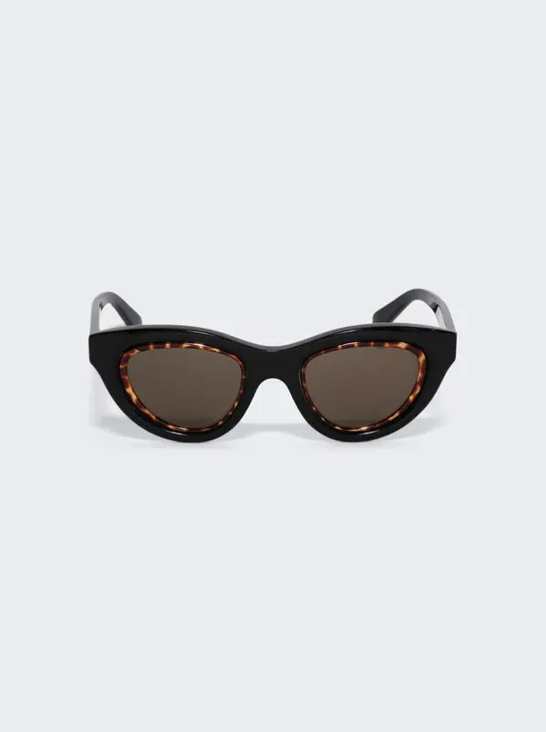 Loewe Mini Anagram Cat-eye Sunglasses - Brown