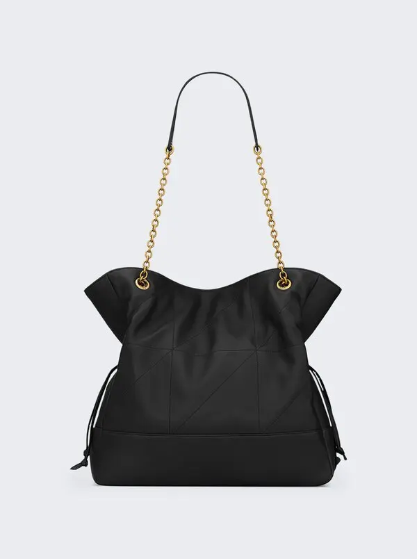 Saint Laurent Jamie Lambskin Shopping Bag - Black