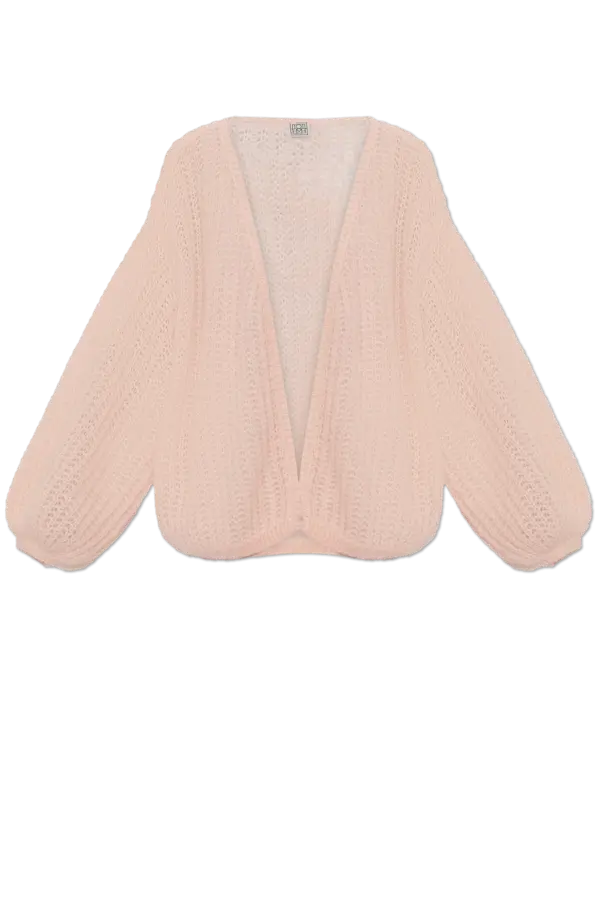 TOTEME Oversized Knit Cardigan - Pink