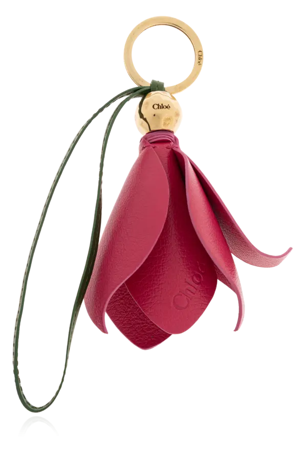 Chloé Symbols Tulip Keyring - Pink