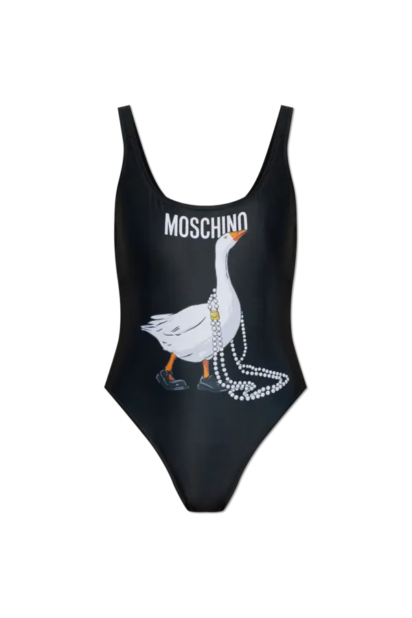 Moschino One-piece Swimsuit - Black