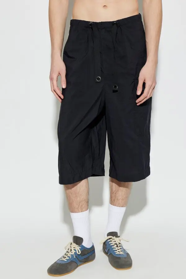 LEMAIRE Shorts With Pockets - Black