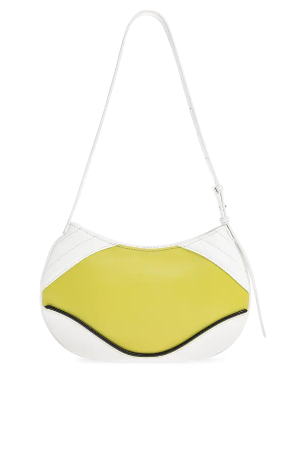 Casablanca Slim Biker Shoulder Bag - Green