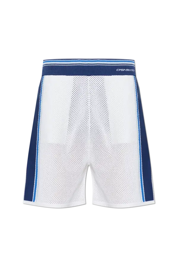 Casablanca Logo Shorts - White