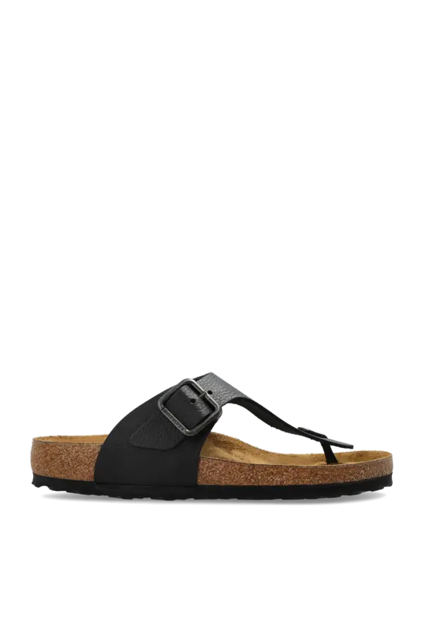 BIRKENSTOCK Ramses Wire Buckle Slides - Black
