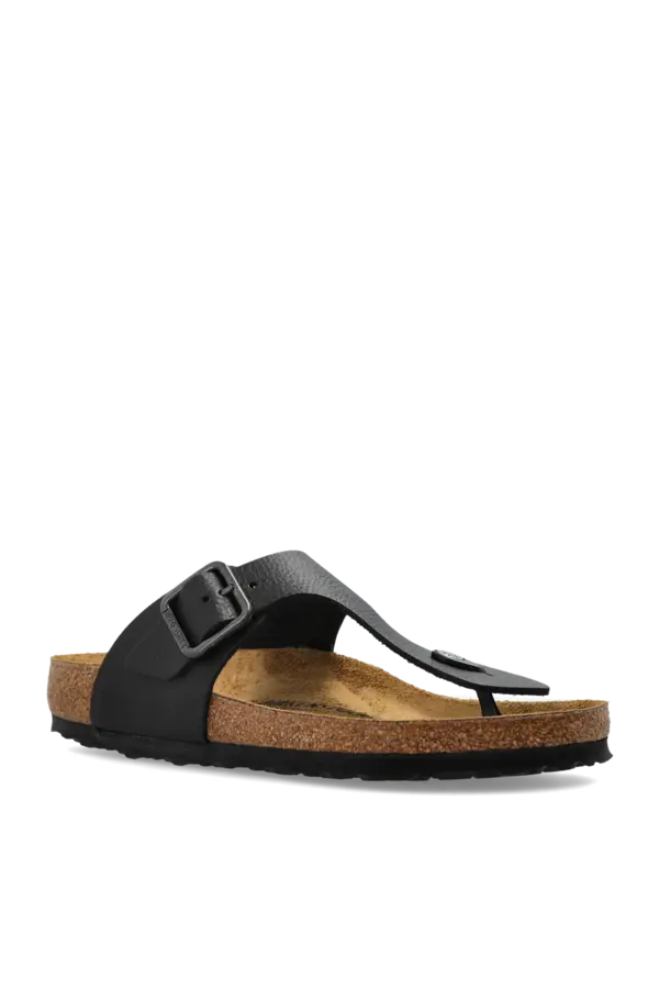 BIRKENSTOCK Ramses Wire Buckle Slides - Black