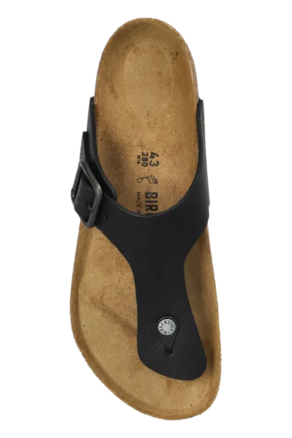 BIRKENSTOCK Ramses Wire Buckle Slides - Black
