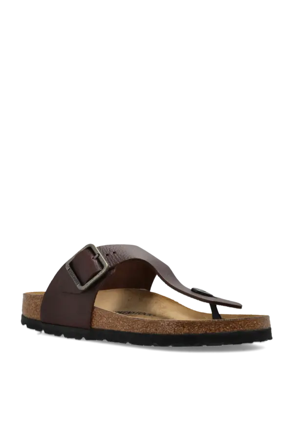 BIRKENSTOCK Ramses Wire Buckle’ Slides - Brown