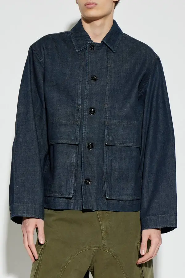 LEMAIRE Denim Jacket - Navy Blue