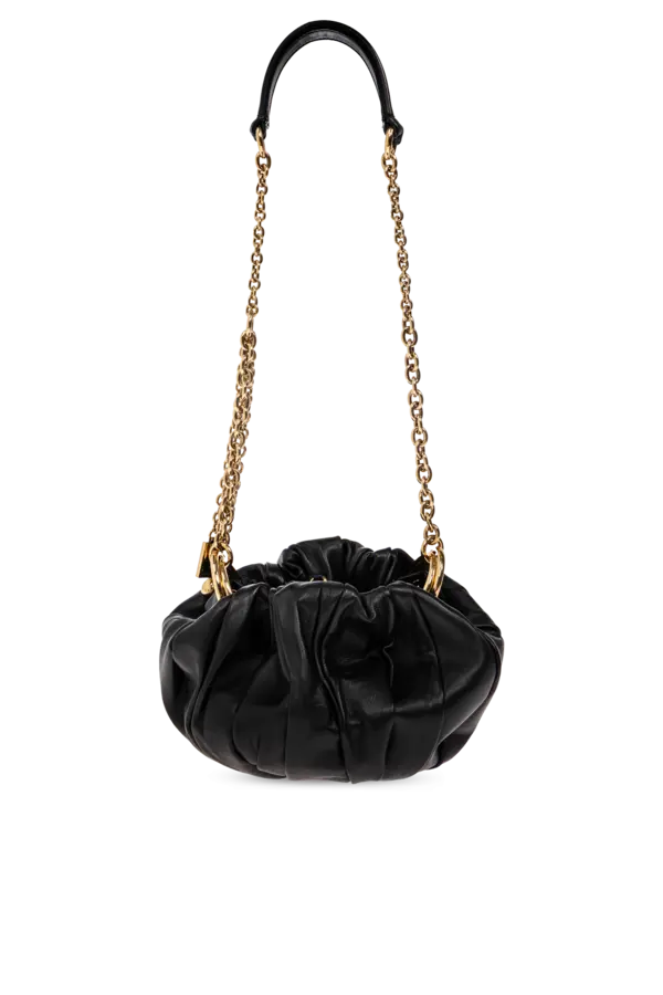 Chloé Plissé Shoulder Bag - Black