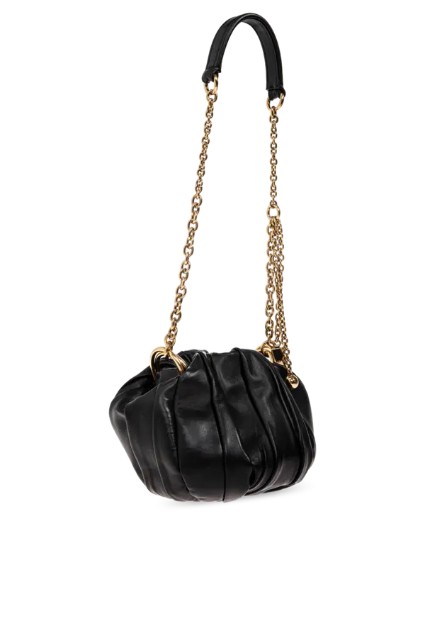 Chloé Plissé Shoulder Bag - Black