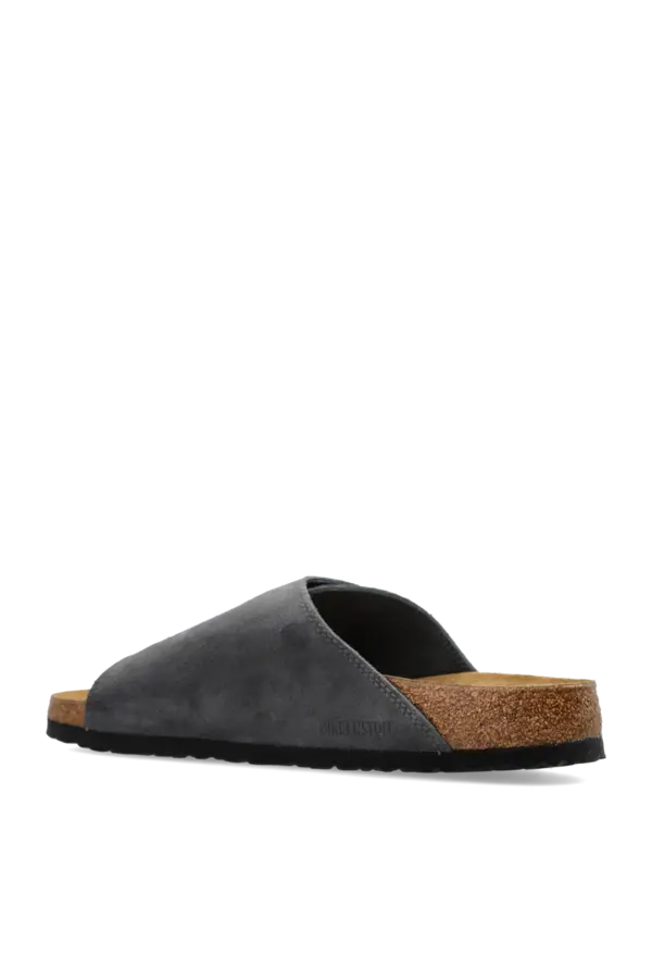 BIRKENSTOCK Suede Leather Slides