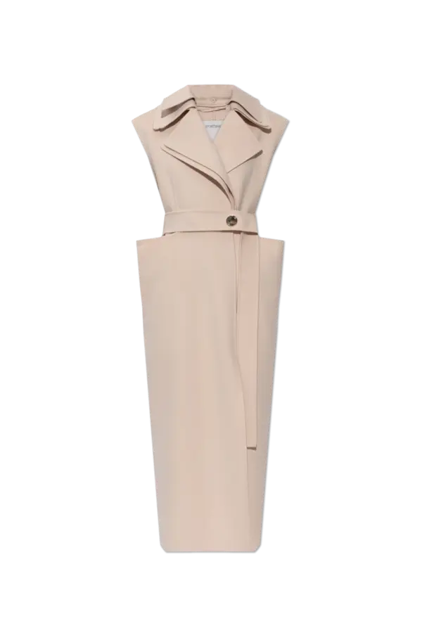 Sportmax Bosso Sleeveless Wool Coat