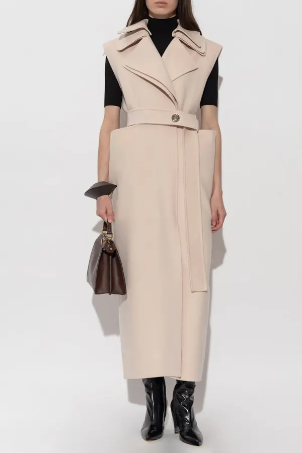 Sportmax Bosso Sleeveless Wool Coat