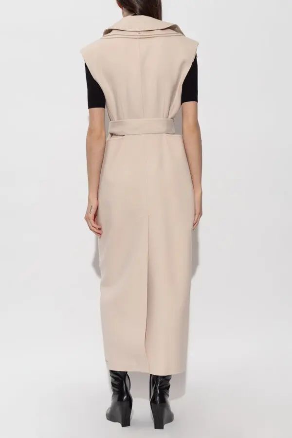 Sportmax Bosso Sleeveless Wool Coat