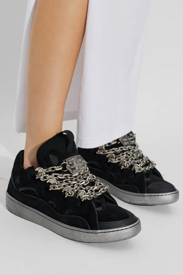 LANVIN Curb Low-top Sneakers - Black