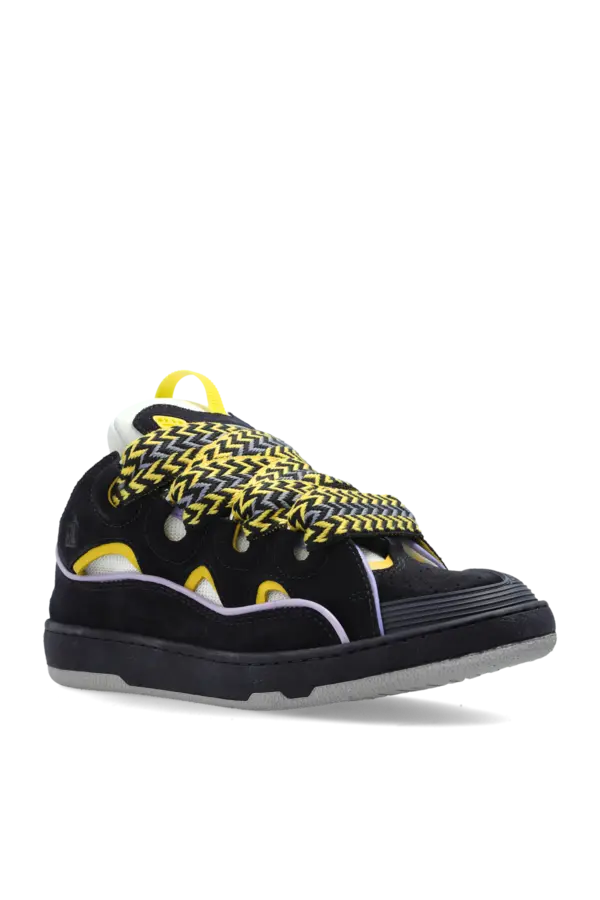 LANVIN Curb Low-top Sneakers - Navy Blue