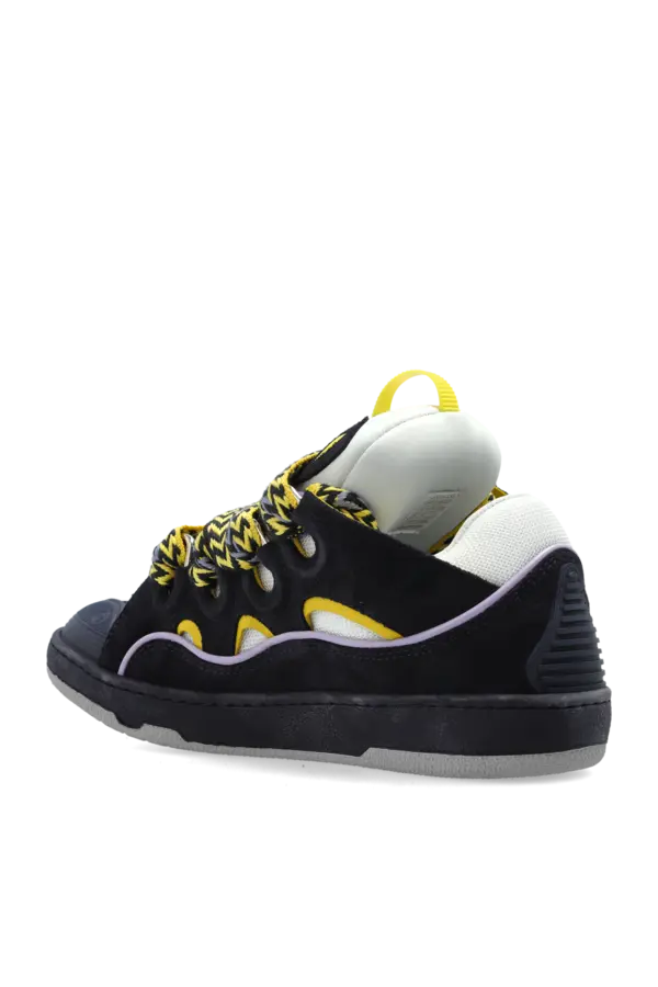 LANVIN Curb Low-top Sneakers - Navy Blue
