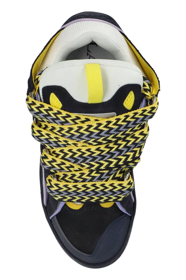 LANVIN Curb Low-top Sneakers - Navy Blue