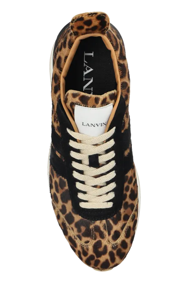 LANVIN Bumpr' Low Top Sneakers - Brown
