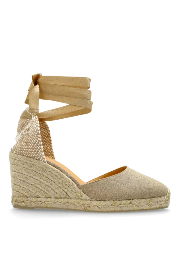 CastaÑer Carina Espadrille Wedges - Beige