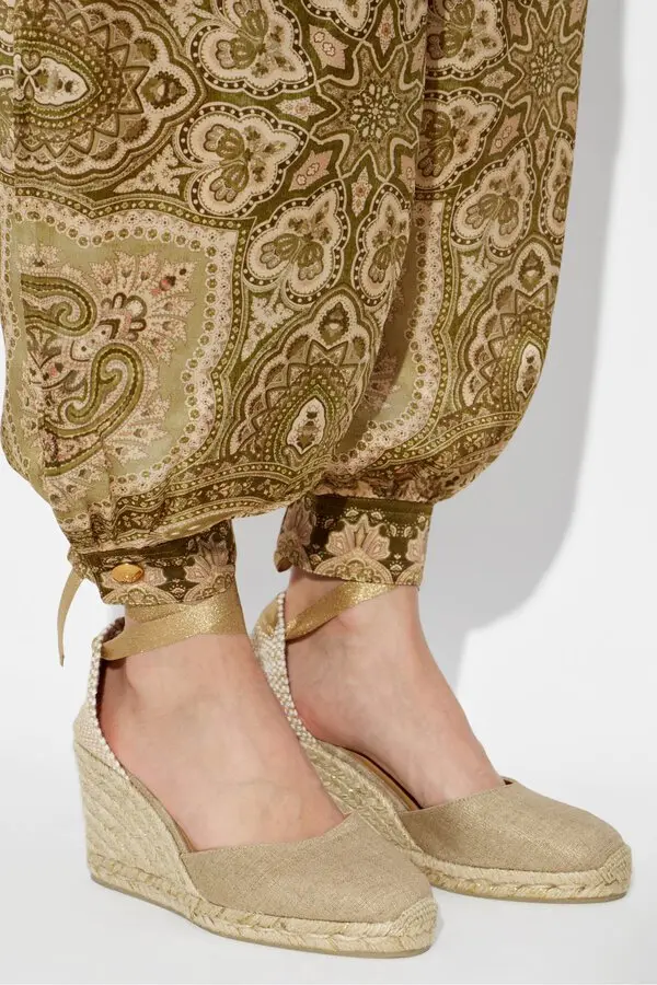 CastaÑer Carina Espadrille Wedges - Beige