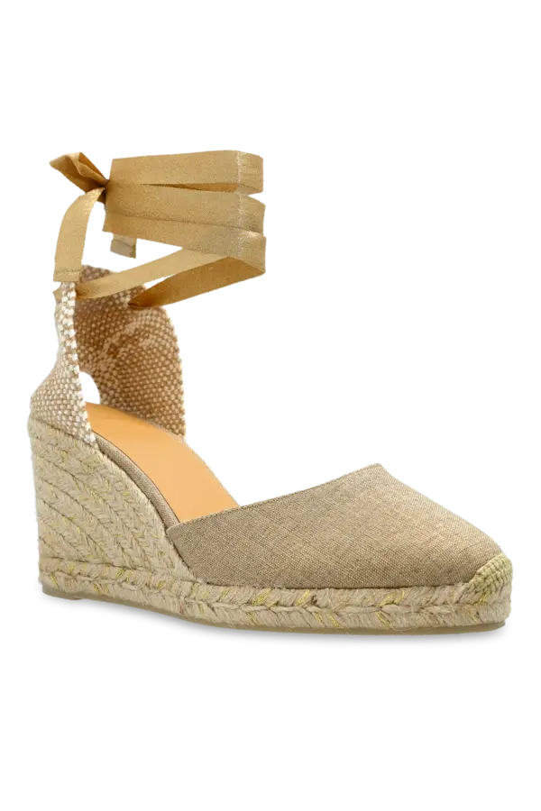 CastaÑer Carina Espadrille Wedges - Beige