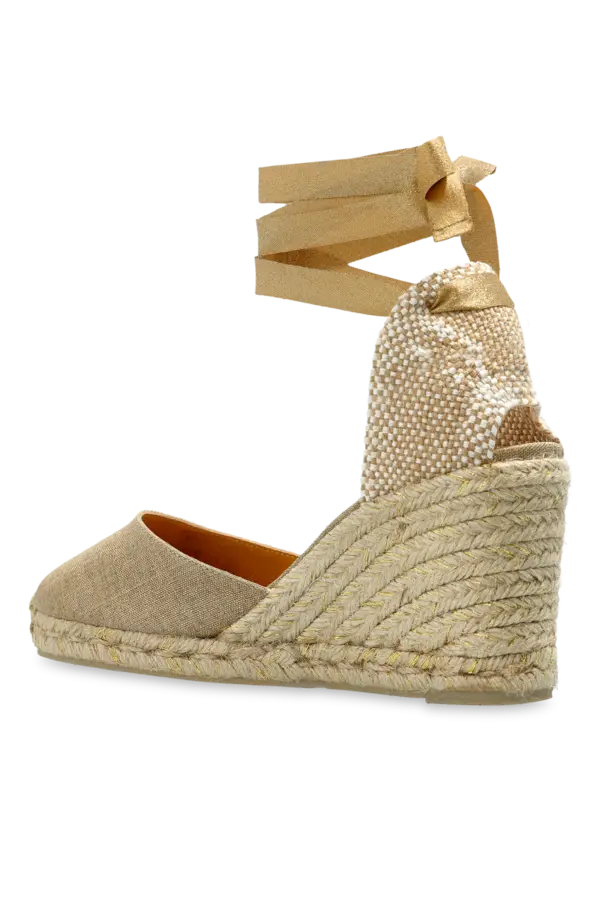 CastaÑer Carina Espadrille Wedges - Beige