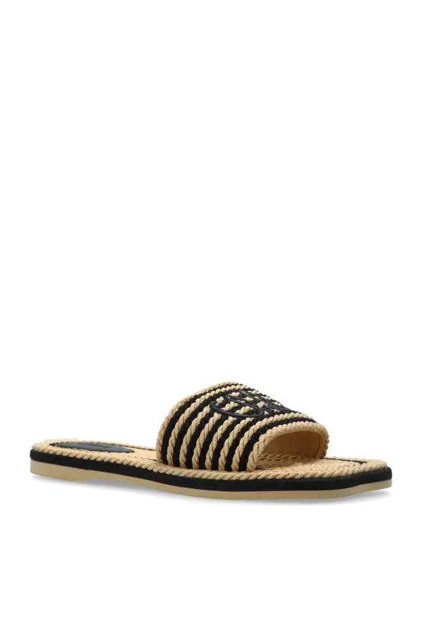 Chloé Sand Slides - Beige