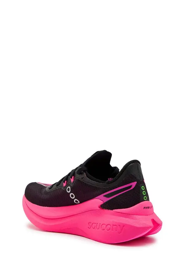 Saucony Endorphin Pro Paneled Mesh Sneakers - Black