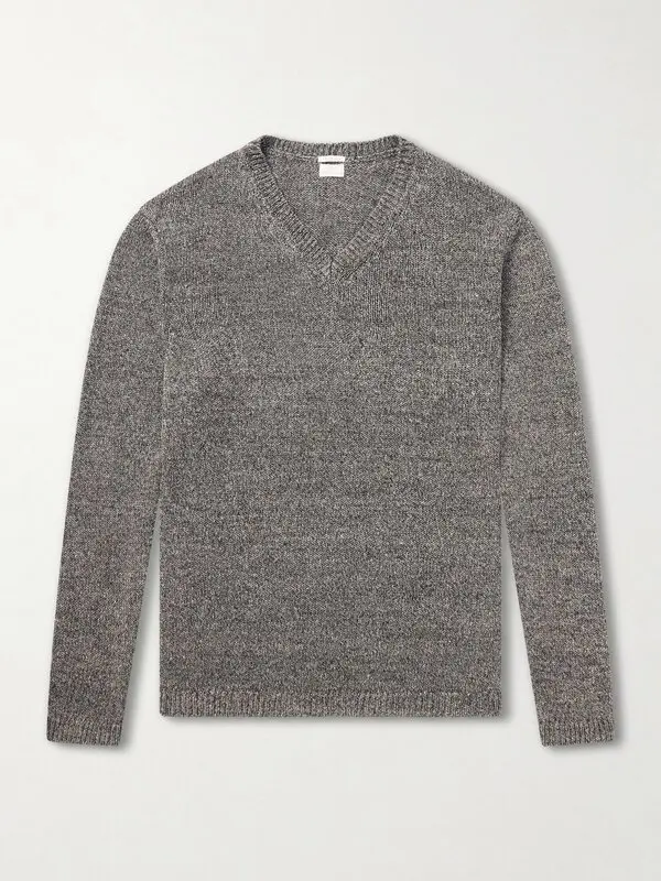 Massimo Alba Leo Knitted Linen Sweater