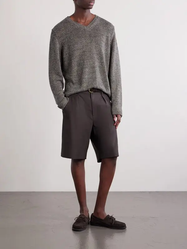 Massimo Alba Leo Knitted Linen Sweater