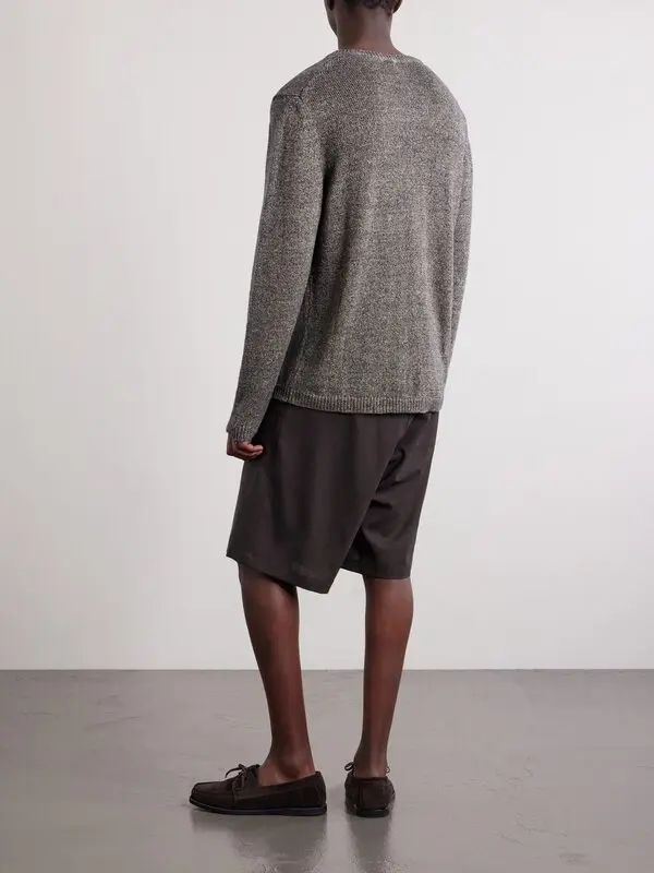 Massimo Alba Leo Knitted Linen Sweater