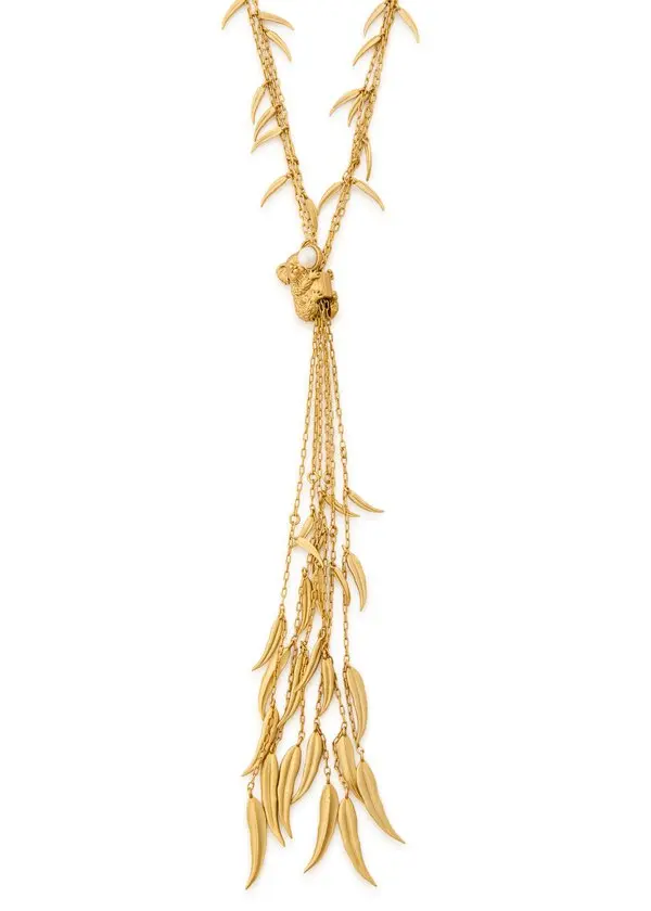 Zimmermann Mira Lariat Necklace - Gold