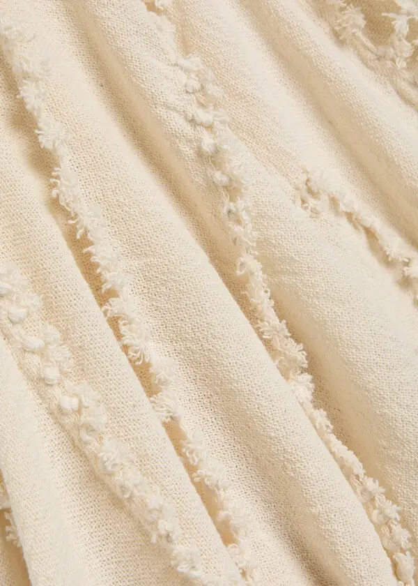 Caravana Knot Detail Cotton Cape